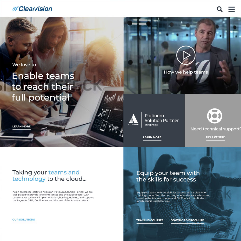 ClearVision Landing Page - Hijack Creative Agency